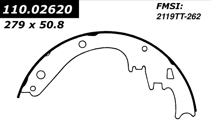 Centric 111.02620 Brake Shoe Set | THMotorsports